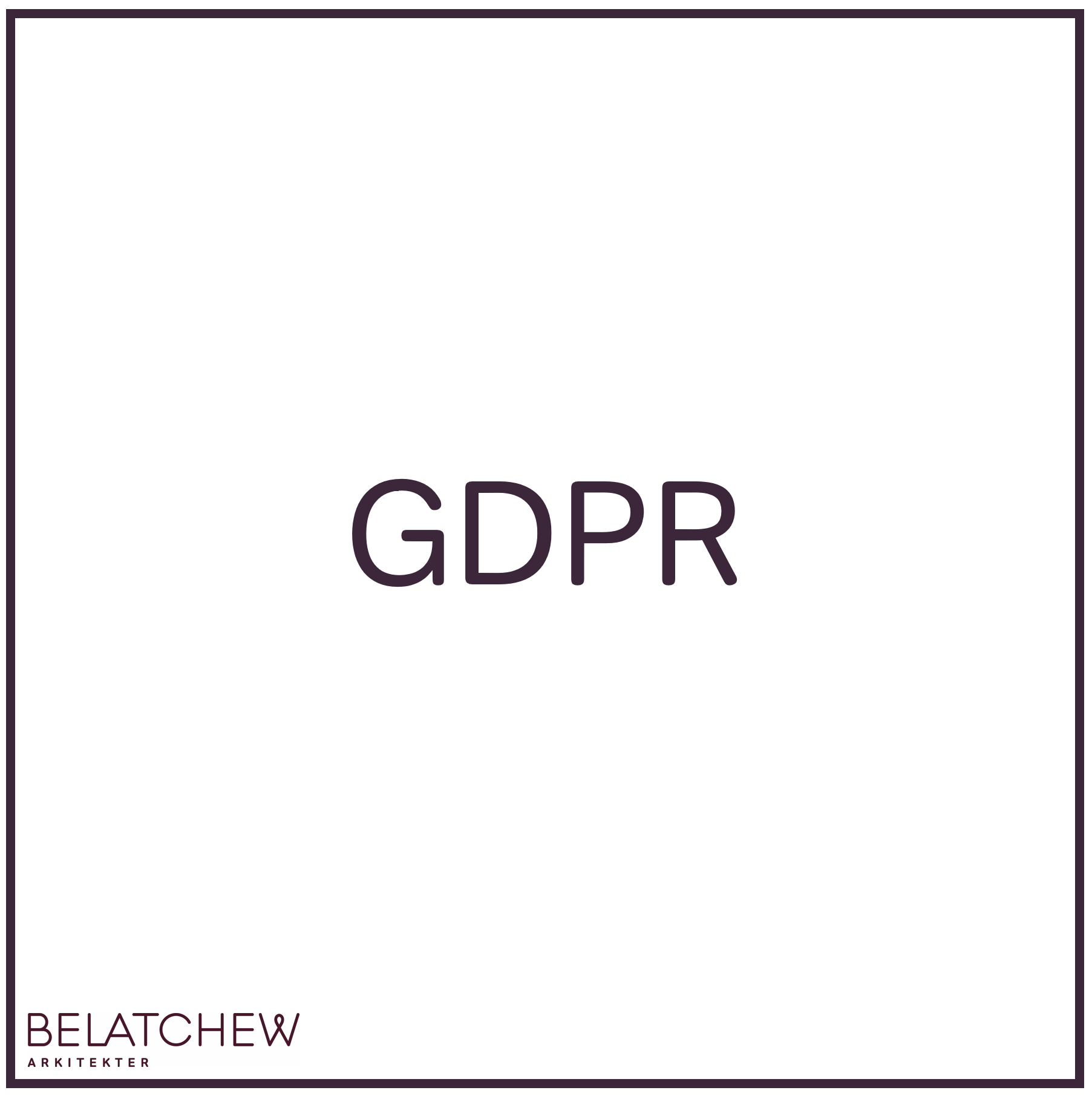 Belatchew Arkitekters integritetspolicy | Belatchew